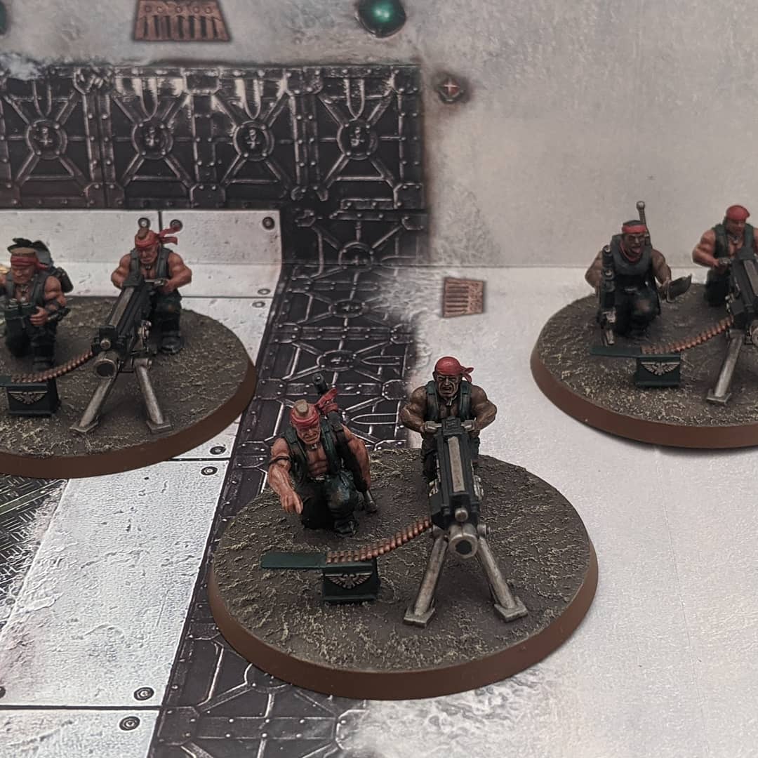 Catachan Jungle Fighters – Heavy Weapons Teams – Table Standard