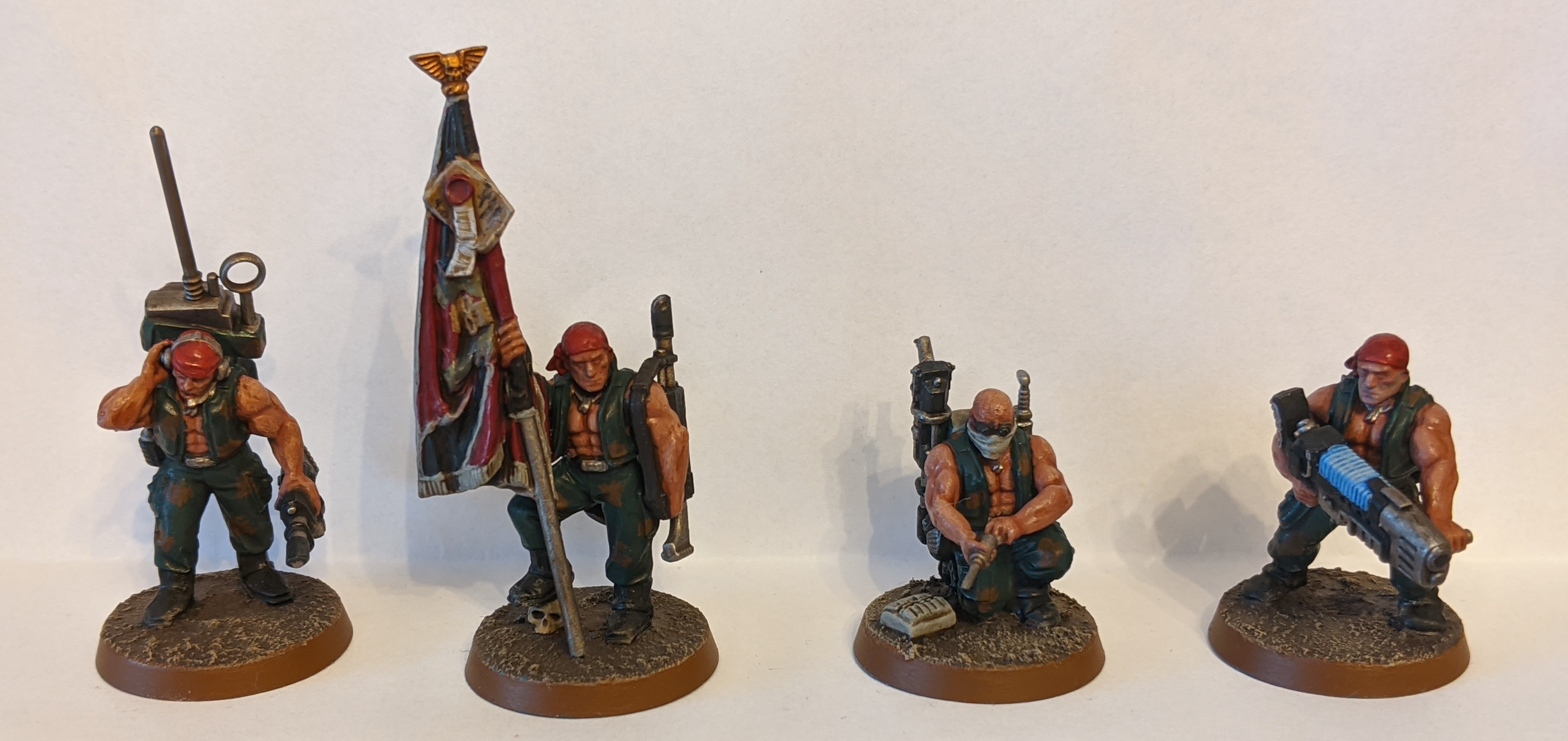 Catachan Command Squad – Table Standard